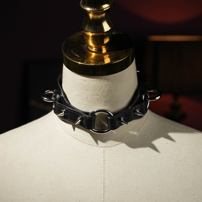 Spiked Choker - Etsy