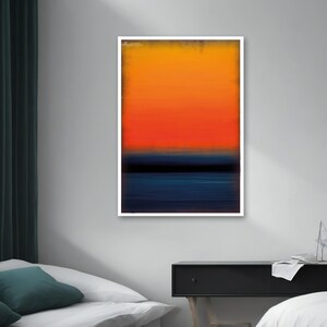 Mark Rothko in Sunset Colors - Modern Expressionist Canvas Art for Home ...