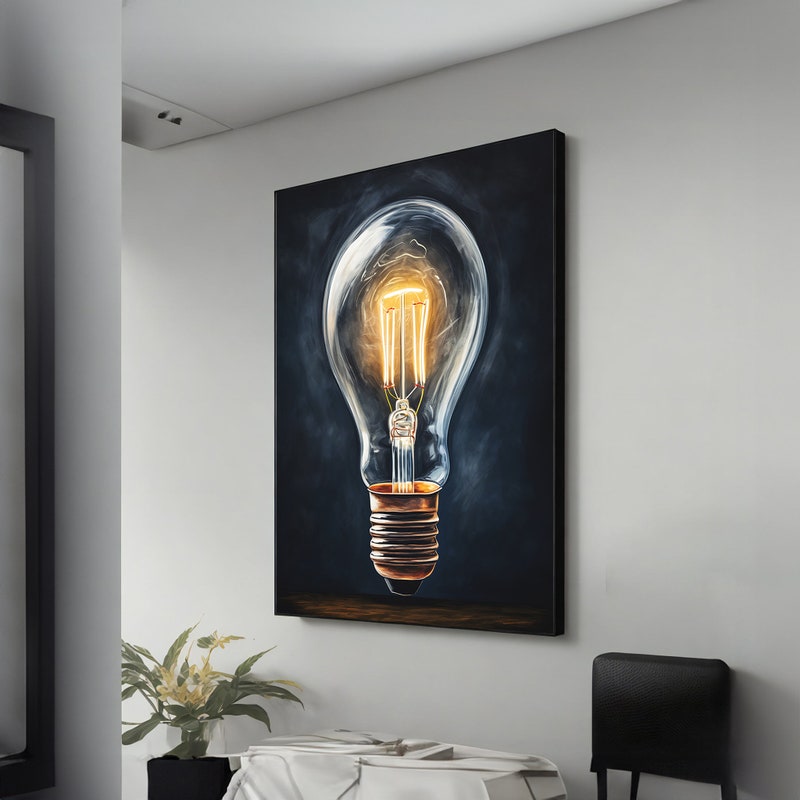 Light Bulb Art - Etsy