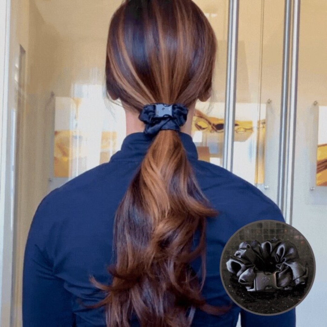 The Original Buckle Scrunchie Patent-pending, Recycled Satin industrial ...