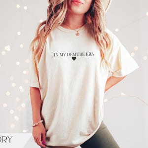 Very Demure Trendy Shirt, Mindful Cutesy Oversized Tee, Clean Girl ...