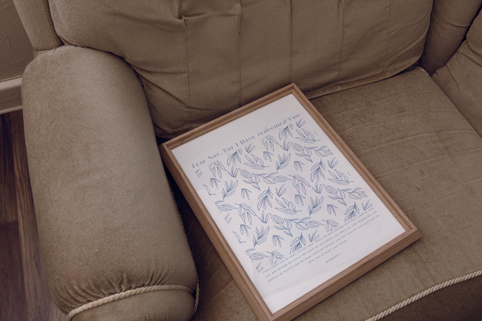 Fear Not for I Have Redeemed You Print Isaiah 43:1-3 Printable ...