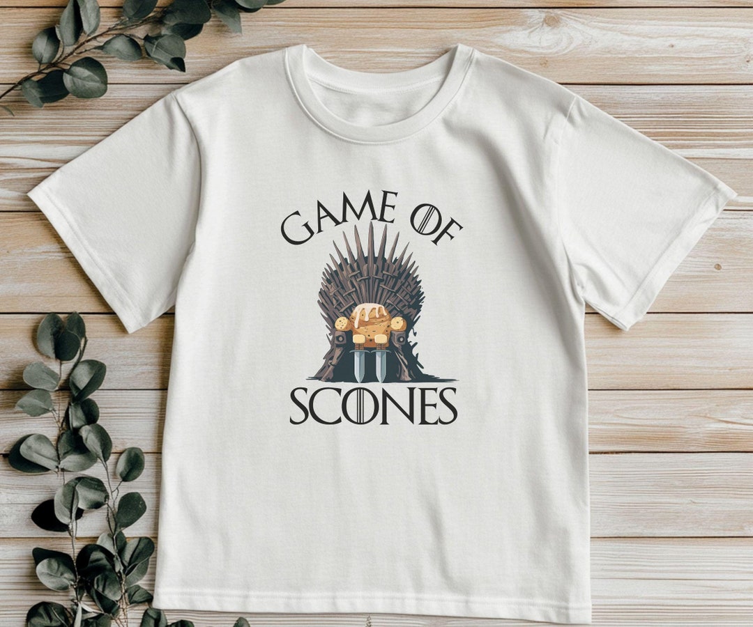 Game of Scones T-shirt, Iron Throne Parody Tee, Funny TV Show Fan Shirt ...