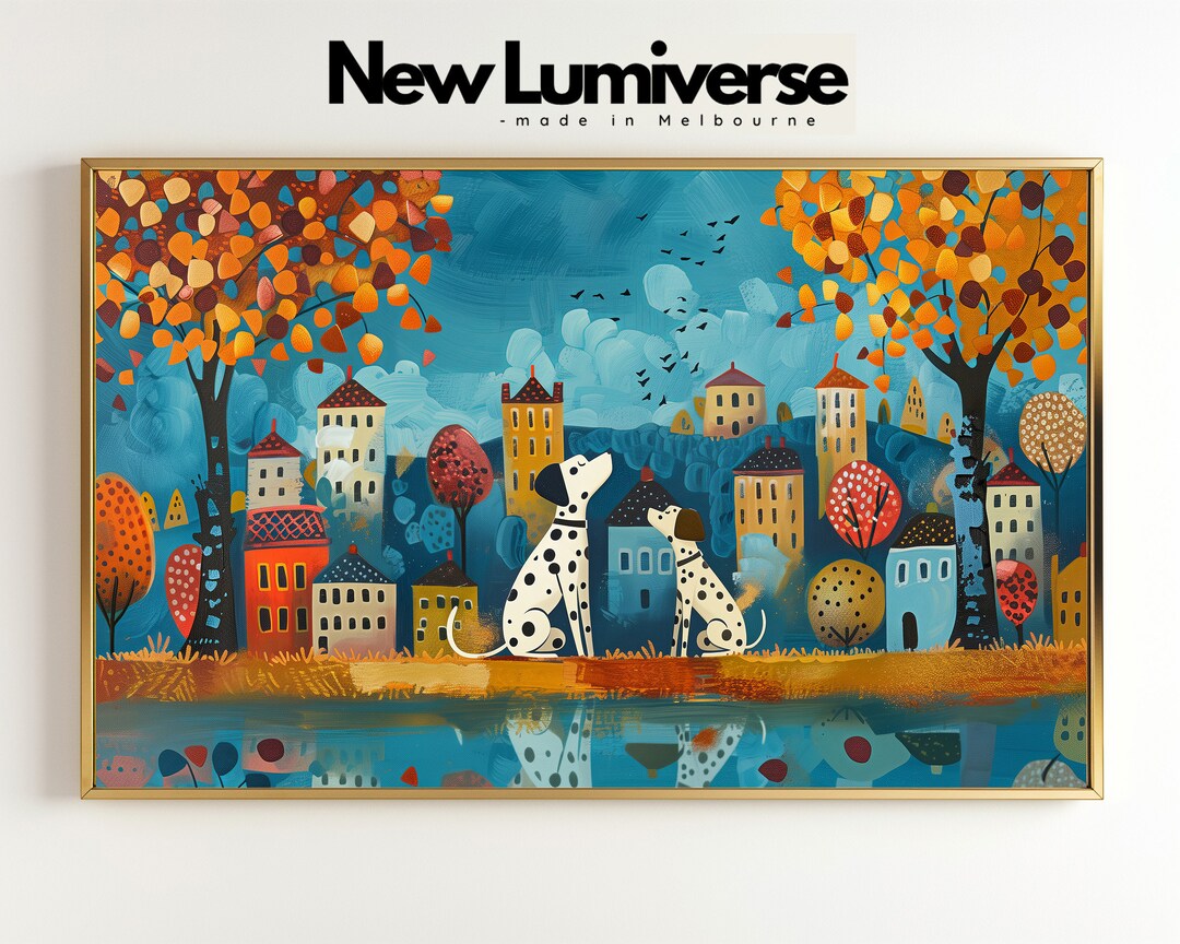 Dalmatians for Samsung Frame TV Art | Dog the Frame | Samsung Art | Dog ...
