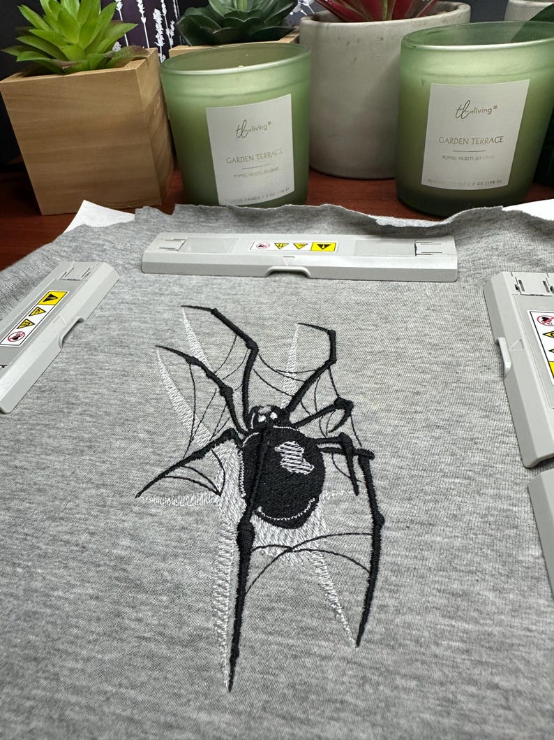 3D Spider Embroidery Design 4 Sizes - File Formats in Pes,dst,jef,xxx ...