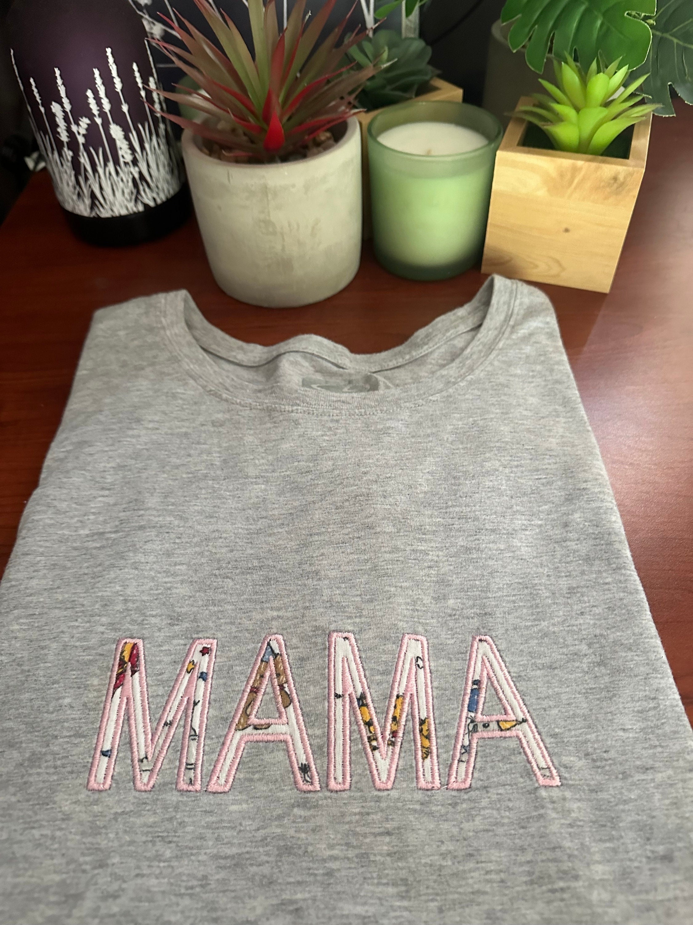 Mama Applique Embroidery Design , 2 Sizes File Formats in Pes,dst,jef ...