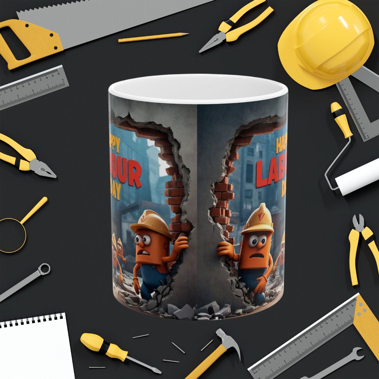 3D Labour Day Special Mechanic Tools PNG 11oz and 15oz Labor Mug Press ...