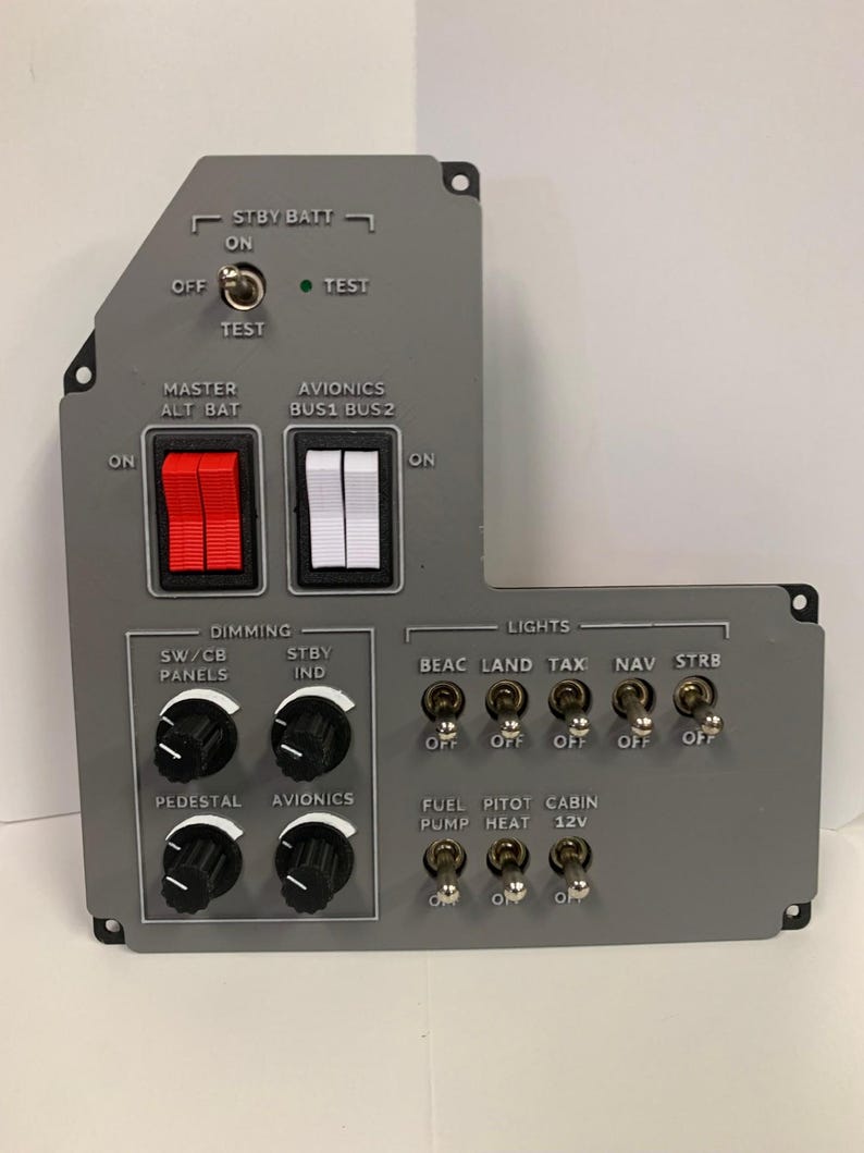 Cessna G1000 Switch Panel Simulator, Complete Ready to Use. - Etsy