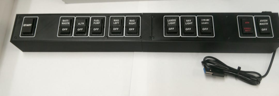Piper Archer TX Overhead Switch Panel - Etsy