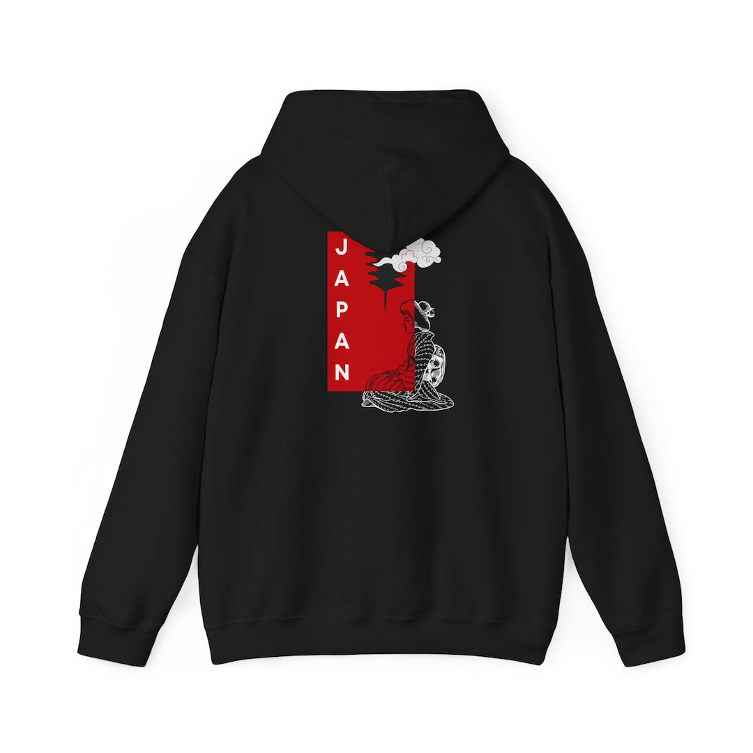 Japan Streetwear Hoodie Modern Japanese Style Sweatshirt Tokyo