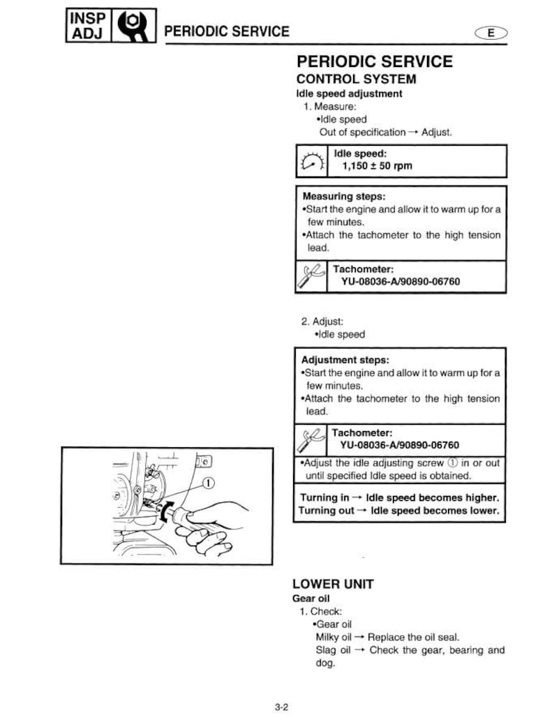 Yamaha 2 Stroke 2HP 2B/2C (2MH) Outboard Engine Service/shop/repair ...