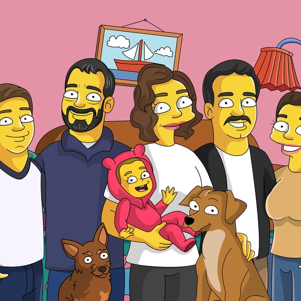 Simpsons Family Portrait - Etsy