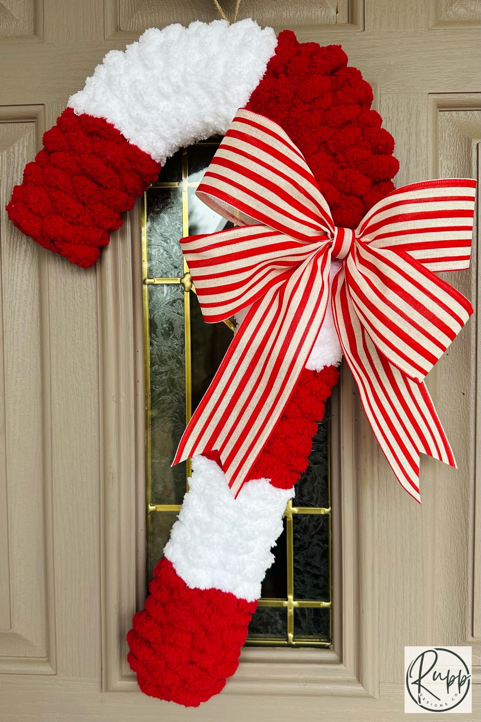Candy Cane Wreath, Candycane Wreath, Candy Cane Sign, Candy Cane Hanger ...