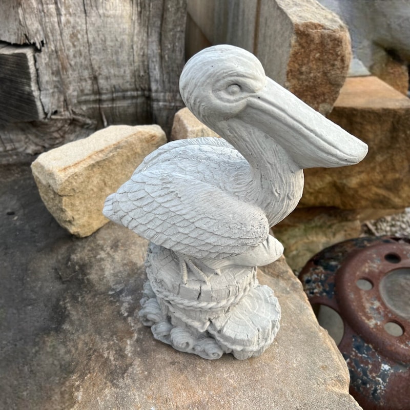 Outdoor Pelican Statue - Etsy