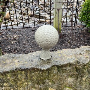 Stone Golf Ball Figurine Concrete Golf Ball Statue Golfer Gift Garden ...