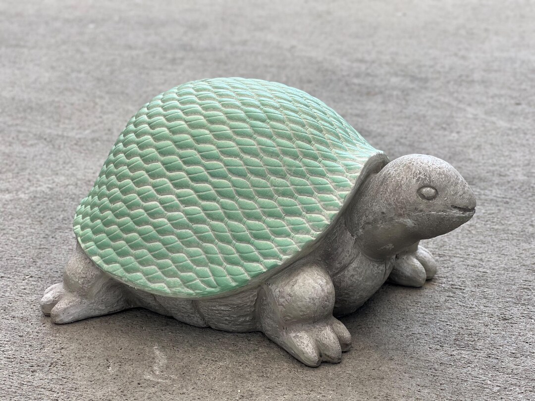 Cute Baby Turtle Figurine Garden Decoration Sea Turtle Statue Tortoise ...