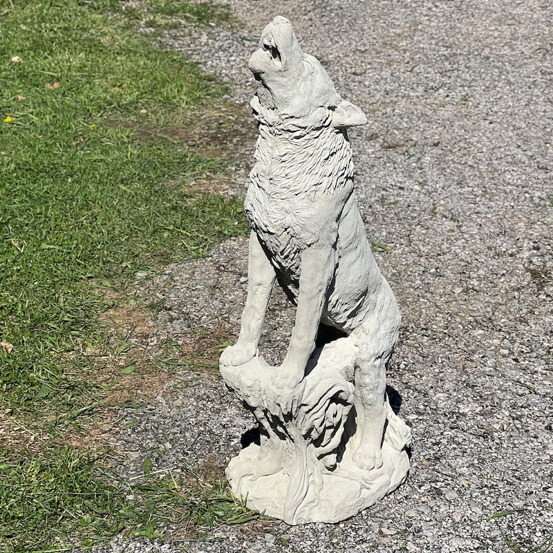 Wolf Sculpture - Etsy