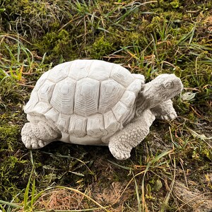 Stone Turtle Statue Concrete Turtle Figurine Garden Animal Sculpture ...