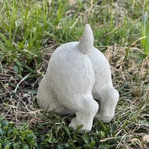 Concrete Digging Dog Statue Stone Funny Dog Figurine Garden Cement ...