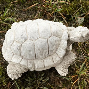 Stone Turtle Statue Concrete Turtle Figurine Garden Animal Sculpture ...