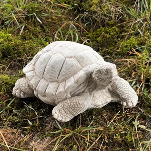 Stone Turtle Statue Concrete Turtle Figurine Garden Animal Sculpture ...
