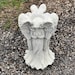 Garden Angels Statue Concrete Three Angels Sculpture Cherub Stone ...