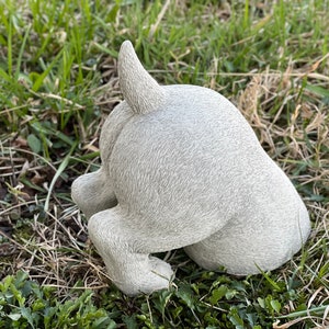 Concrete Digging Dog Statue Stone Funny Dog Figurine Garden Cement ...