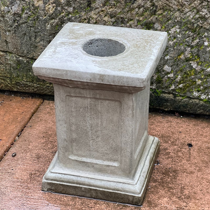 Concrete Pedestal - Etsy
