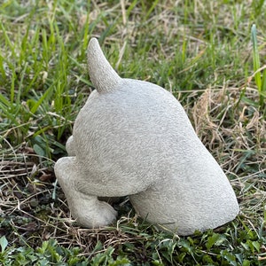 Concrete Digging Dog Statue Stone Funny Dog Figurine Garden Cement ...