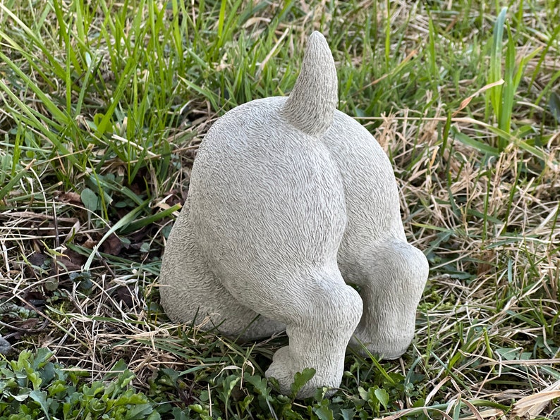 Concrete Digging Dog Statue Stone Funny Dog Figurine Garden Cement ...