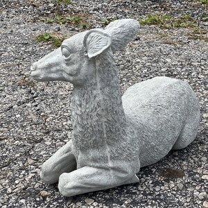 Huge Deer Statue Concrete Garden Sculpture Realistic Forest Animal ...