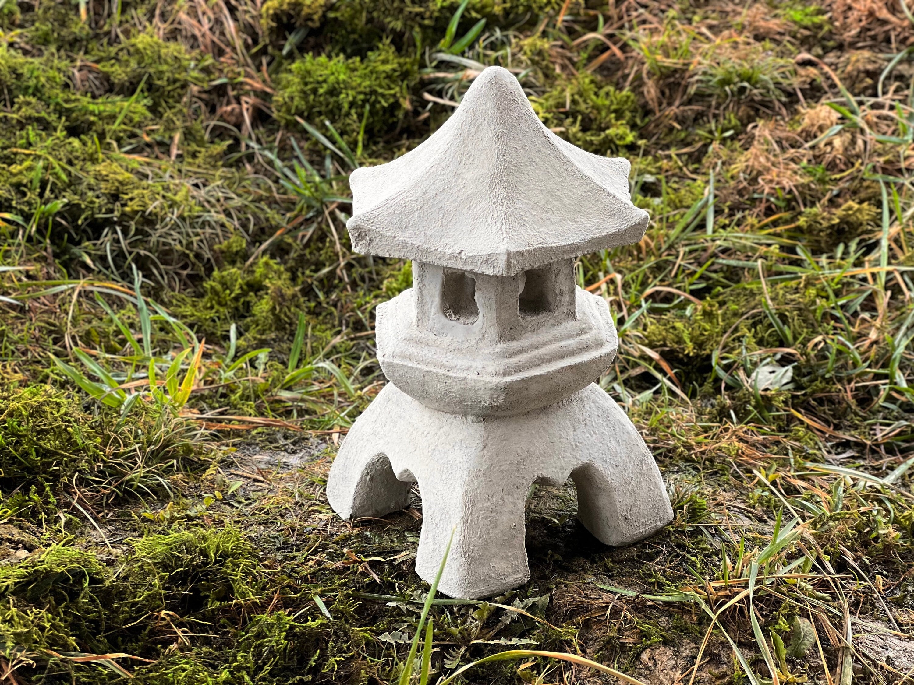 Japanese Pagoda Lantern Concrete Asian Statue Stone Garden Pagoda ...
