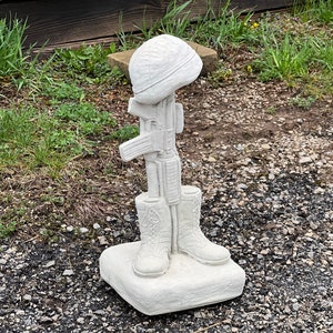 Massive Concrete Soldier Memorial Sculpture Concrete Military Statue ...
