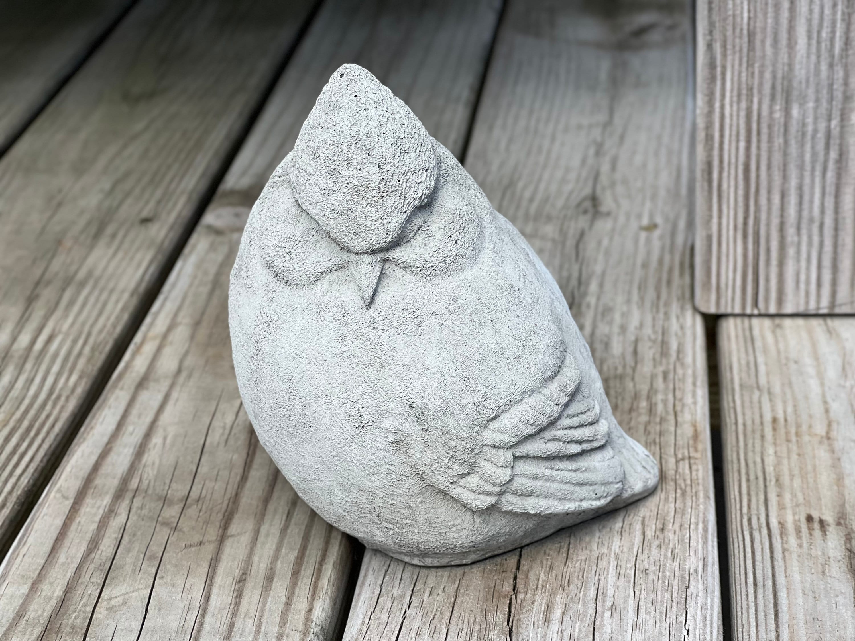 Concrete Cardinal Bird Statue Real Size Cardinal Sculpture Stone Lawn ...