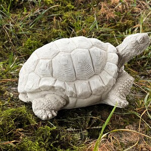 Stone Turtle Statue Concrete Turtle Figurine Garden Animal Sculpture ...