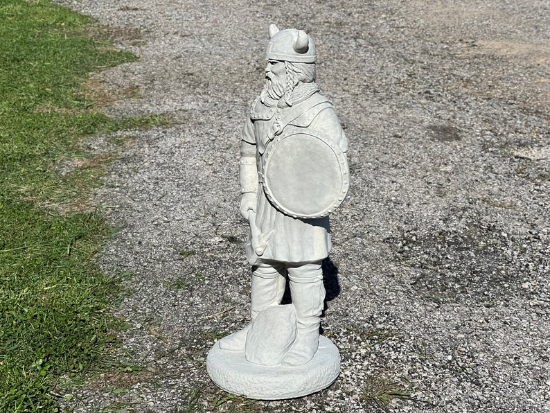 Large Viking Statue 37 Garden Stone Scandinavian Sculpture Outdoor ...