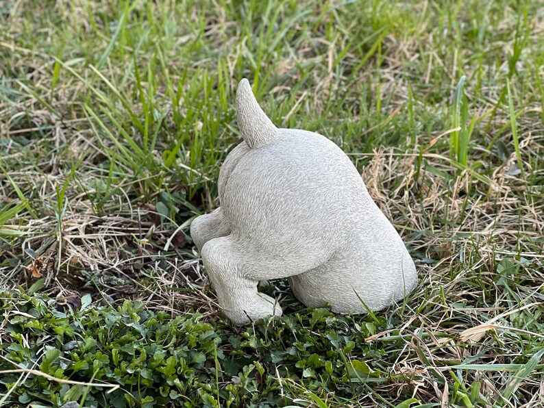 Concrete Digging Dog Statue Stone Funny Dog Figurine Garden Cement ...