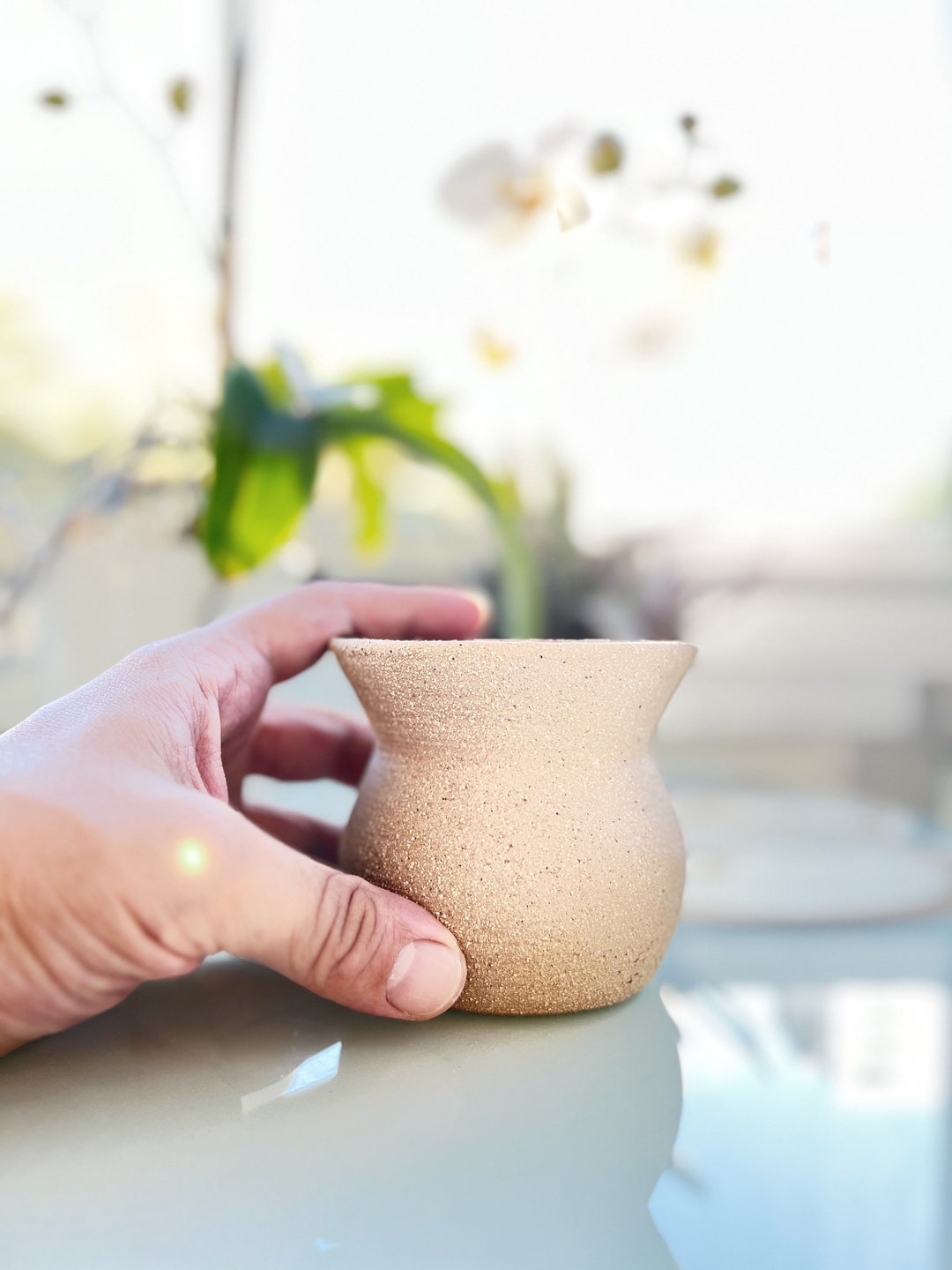 Rustic Bud Vase, Pottery Vase, Stoneware Bud Vase, Rustic Table Decor ...