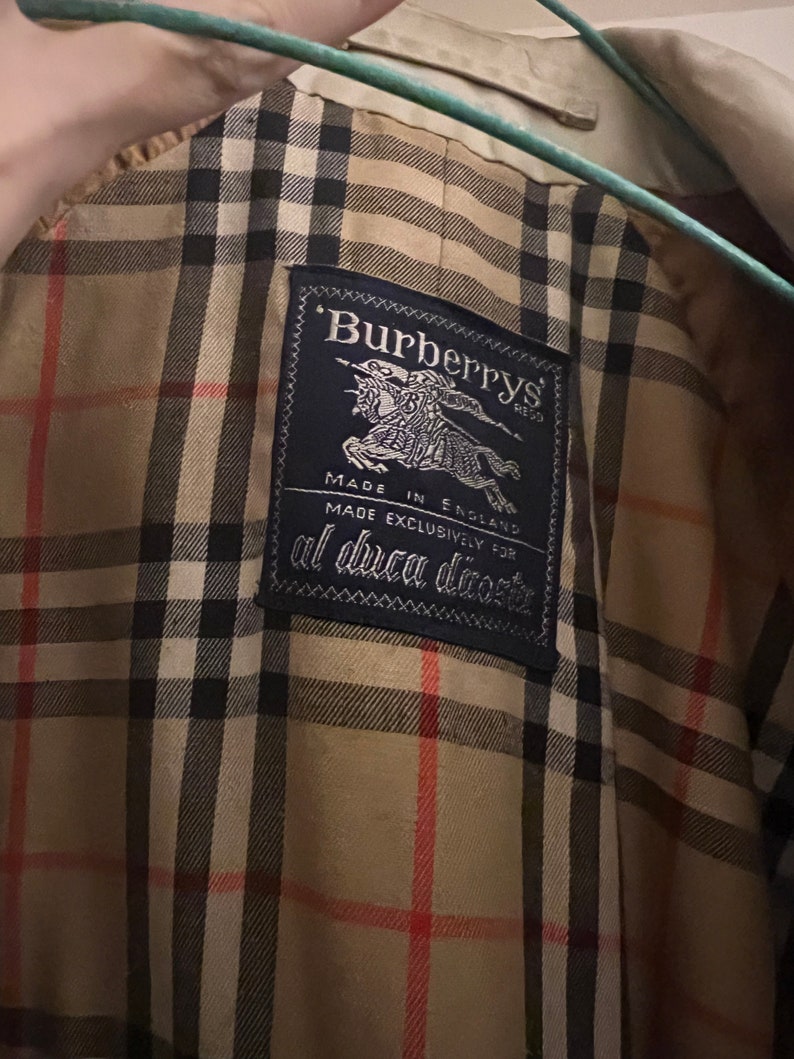 Vintage MIDI Trench Coat BURBERRY - Etsy