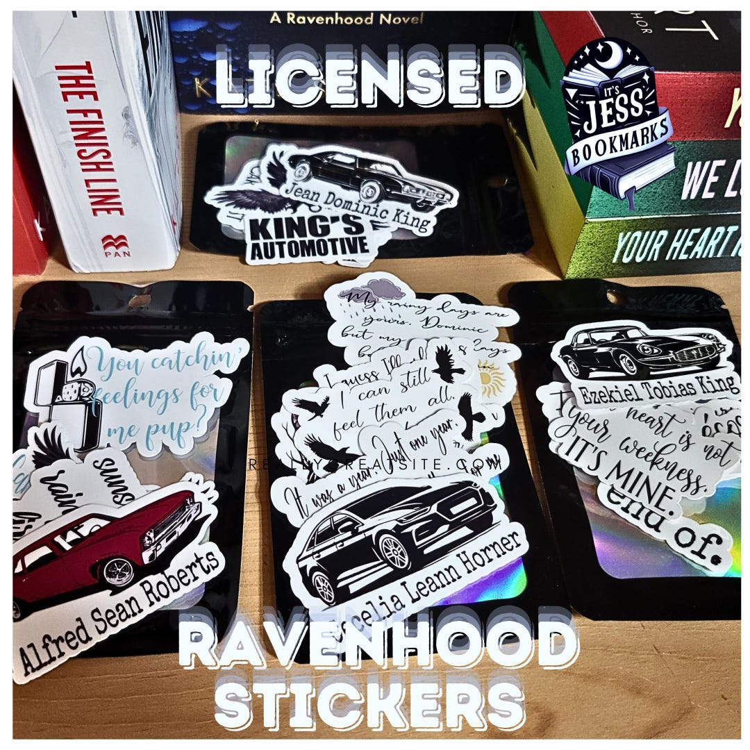 Ravenhood Stickers - LICENSED - Etsy