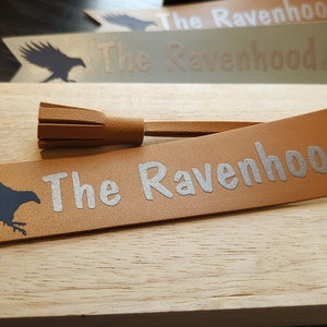 Ravenhood Leather Bookmark - LICENSED - Etsy