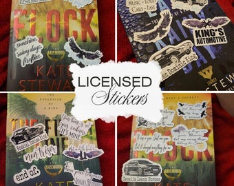 LICENSED Ravenhood Trilogy Sticker Bundle|| Holographic Vinyl Smut ...