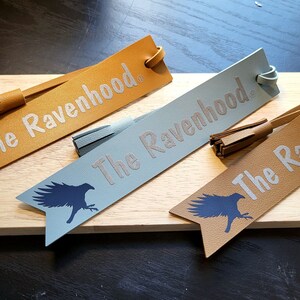 Ravenhood Leather Bookmark - LICENSED - Etsy