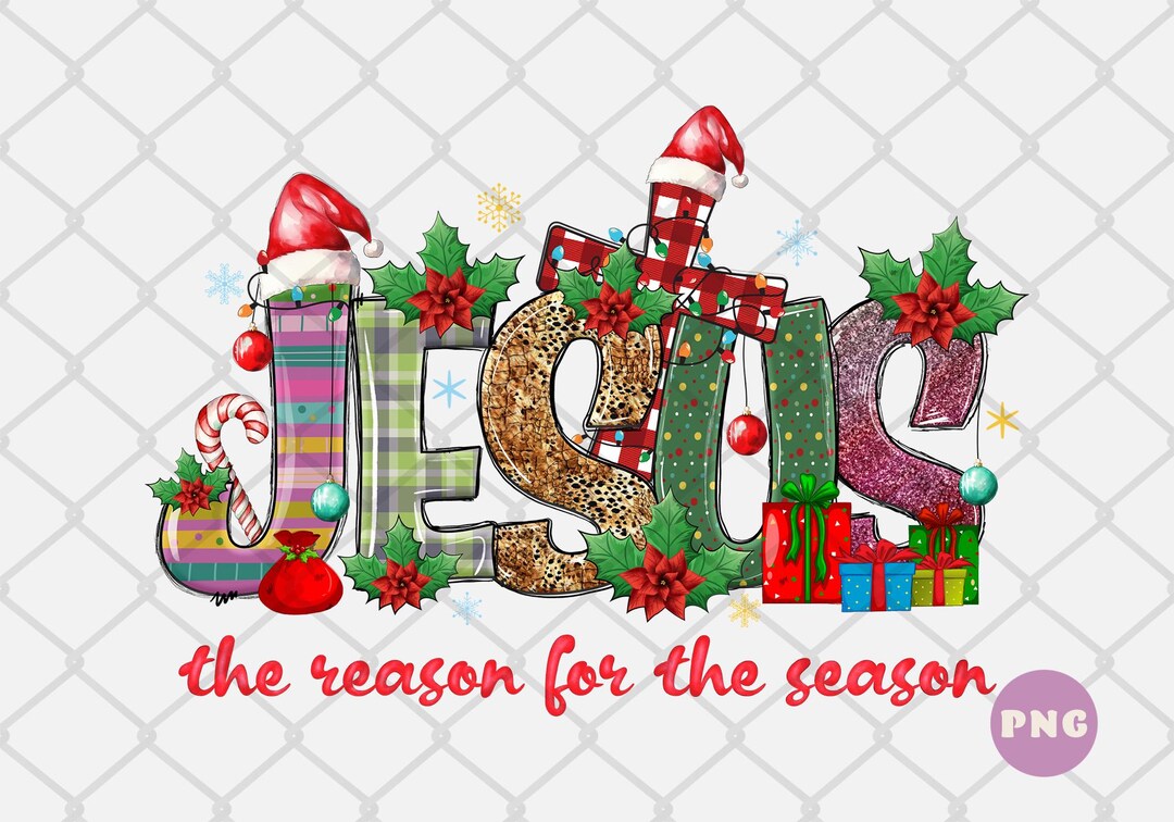 Jesus Clipart, Christmas Jesus PNG, Christmas Gifts PNG - Etsy