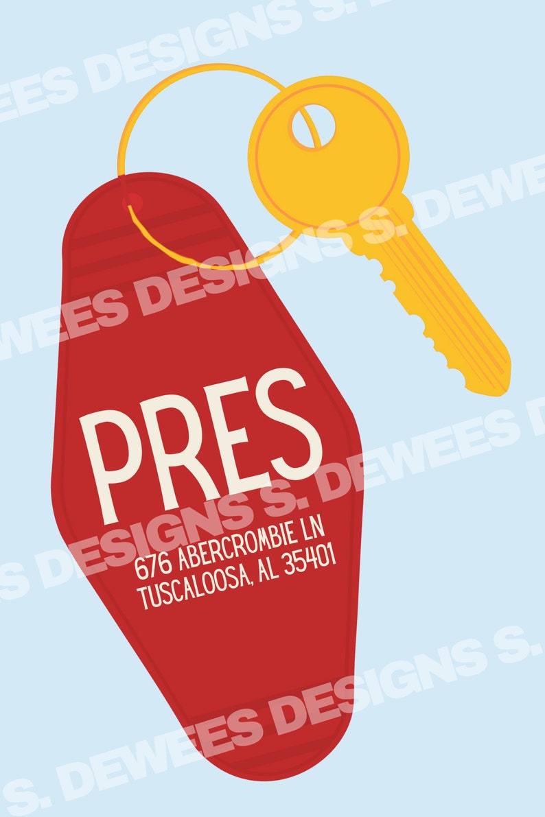 University of Alabama Dorm Key Poster (tutwiler, Presidential, Parham ...