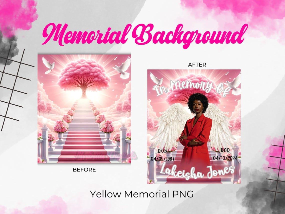 Red Memorial Background Png, Stairs to Heaven PNG , Memorial Background ...