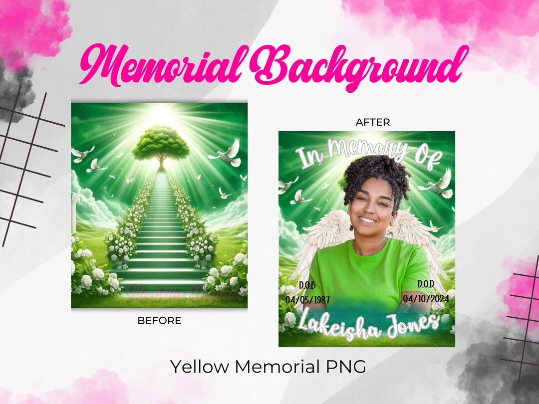 Green Memorial Background Png, Stairs to Heaven PNG , Memorial ...
