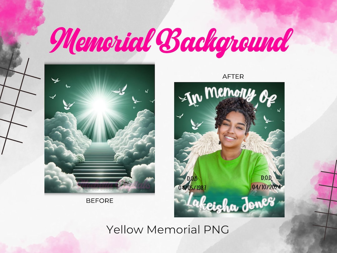 Green Memorial Background Png, Stairs to Heaven PNG , Memorial ...