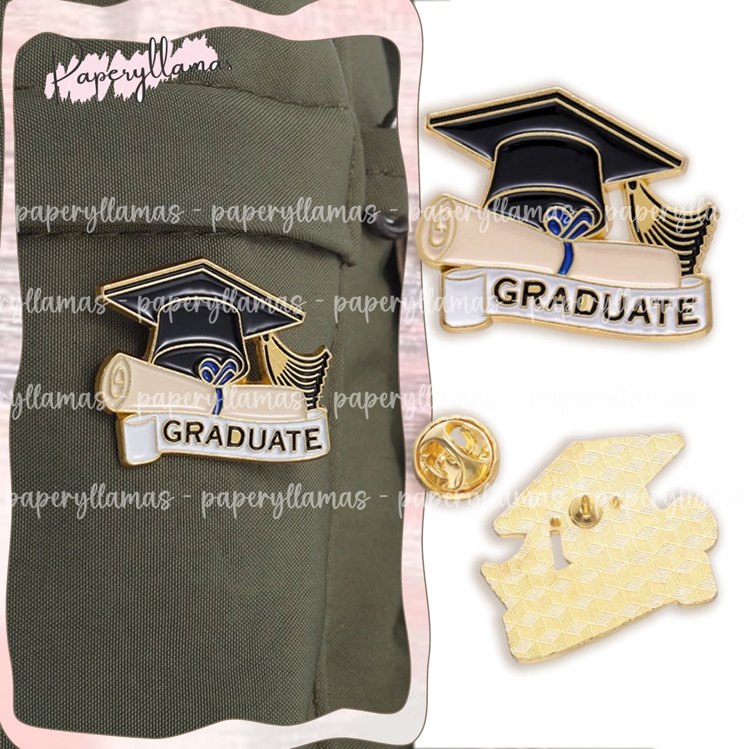 Graduation Enamel Pin, Grad Gown Memorial Pin, Graduation Gifts - Etsy
