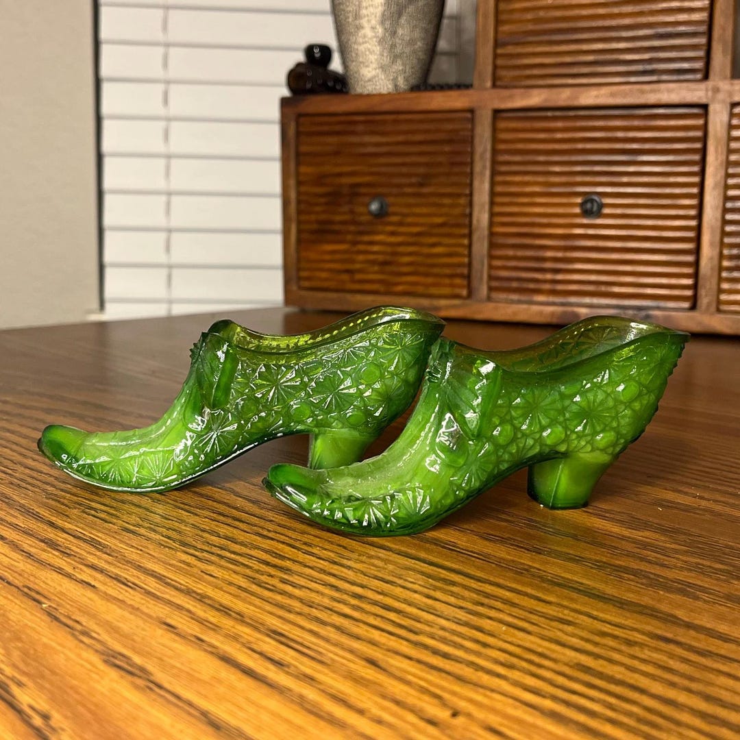 2pc Boyd Glass Cat Slipper - Etsy
